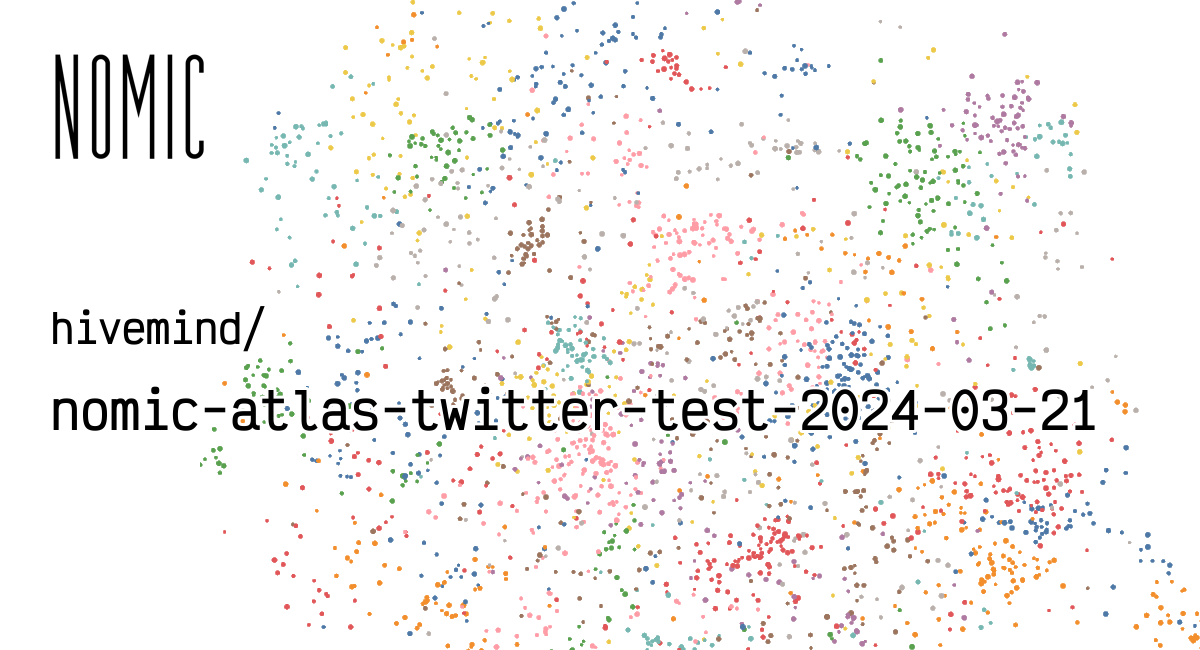 nomic atlas twitter test (2024-03-21) | Dataset