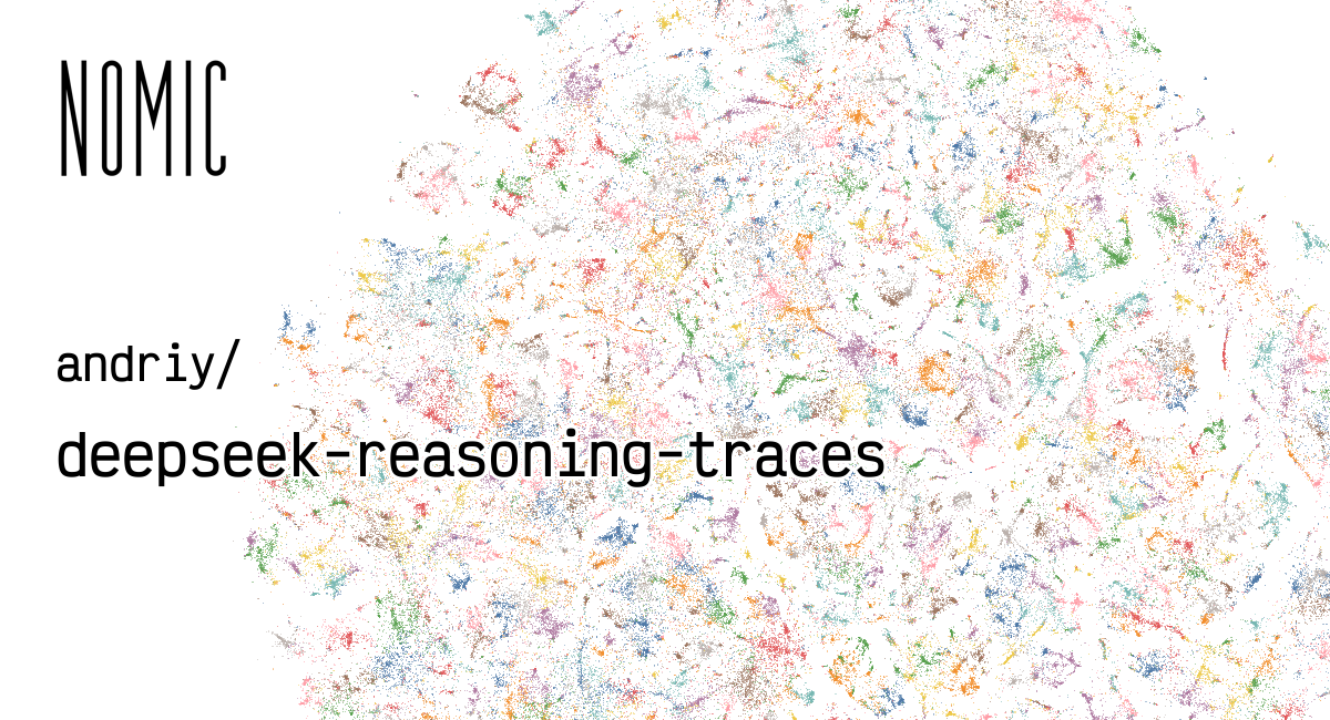 DeepSeek Reasoning Traces | Atlas Map